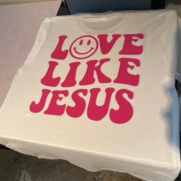 Love Like Jesus SVG: Christian Shirt Design (digital Download) - Etsy