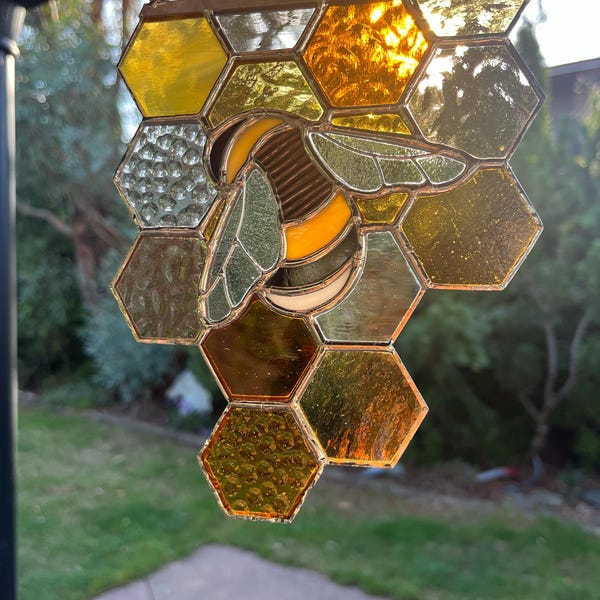 PATTERN Sunburst Panel Stained Glass Pattern Digital Download: Hobby ...