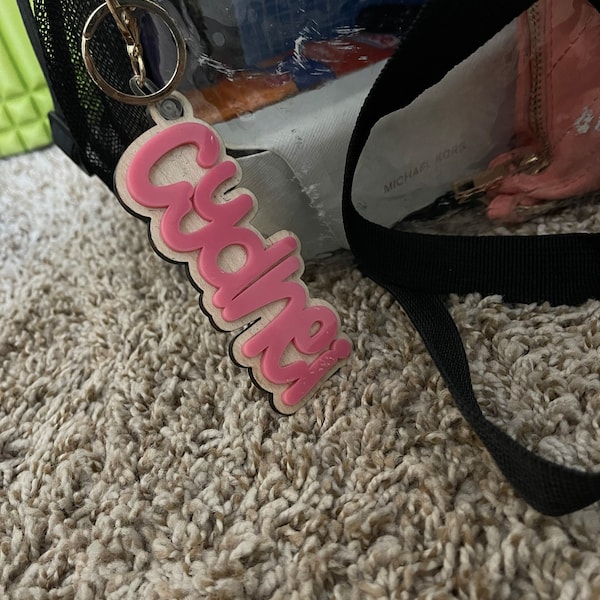 Double Layered Bag Tag - Etsy