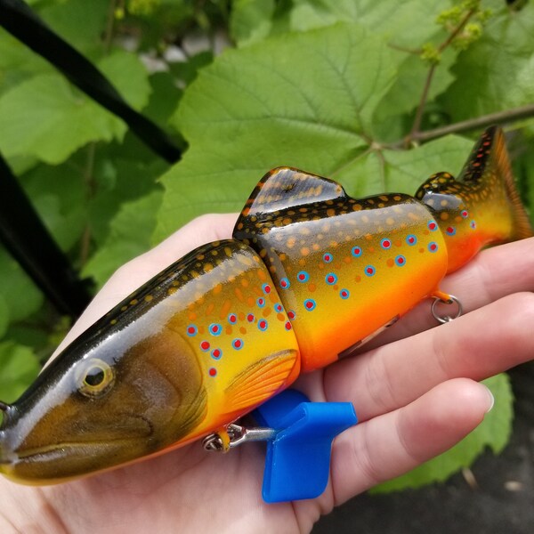 6-1/4" Wooden Lipless Fishing Lure for Musky and Pike - Etsy