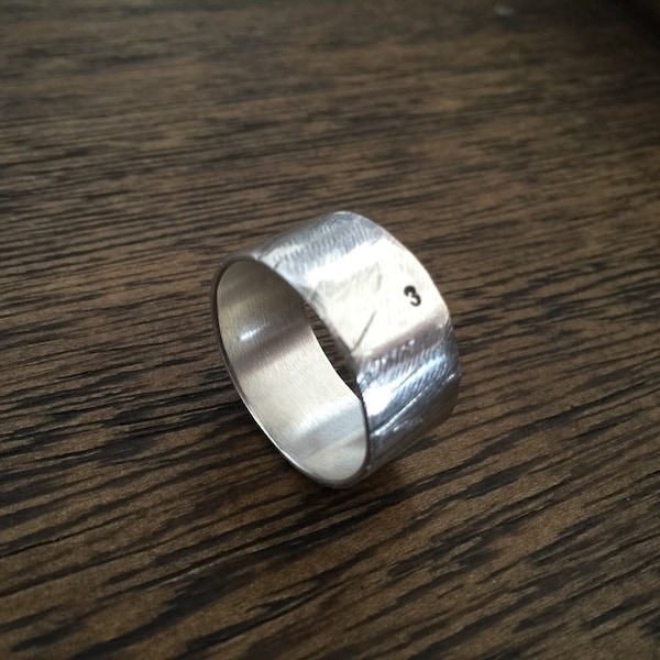 Men's Distressed Ring - Etsy