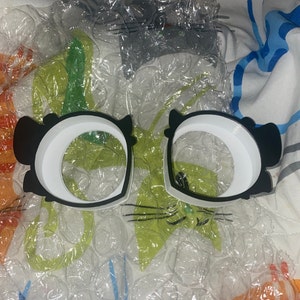 FREE SHIPPING 3D Printed Fursuit Splat Eyes Slime Eyes 3D - Etsy