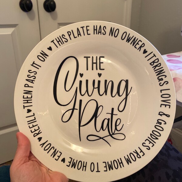 Giving Plate Svg - the Giving Plate Svg - Sharing Plate Svg - Cookie ...