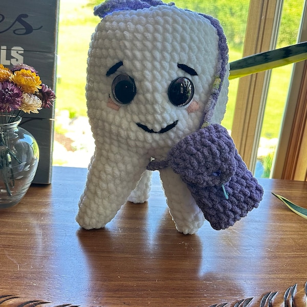 Toothy Mctoothson / Plushie / CROCHET PATTERN / Tooth Pillow / Tooth ...