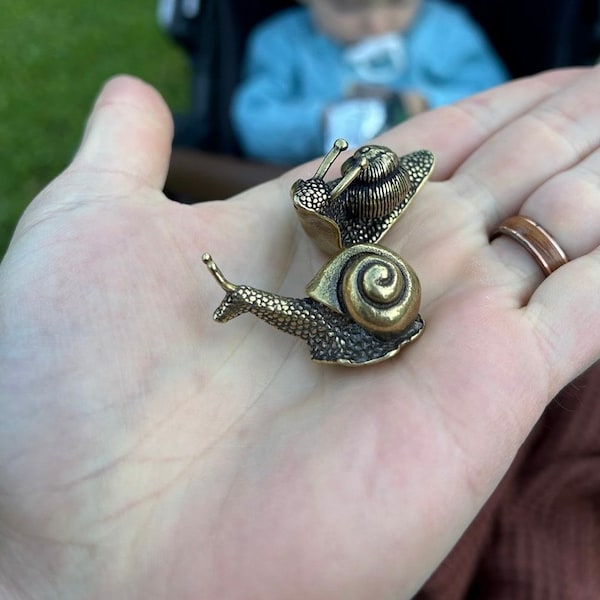 Brass Snail Pack of 2 - Etsy