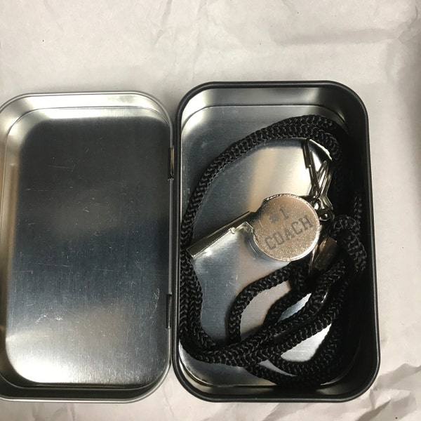 Engraved Whistle: Personalized Coach Gift With Gift Box - Etsy