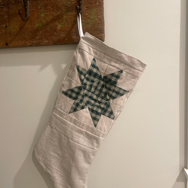 Christmas Stocking - Sewing Pattern - Modern Quilted Stocking PDF - 3 ...