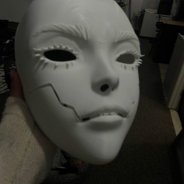 DIY Sarokichi Mask: Dark Geisha With Sharp Teeth - Etsy