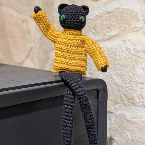 Customizable Crochet Guide: Margot the Cat (knit Sweater and Skeleton ...