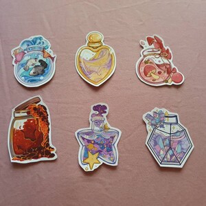 Alchemy Potion Set 2 Stickers - Etsy UK