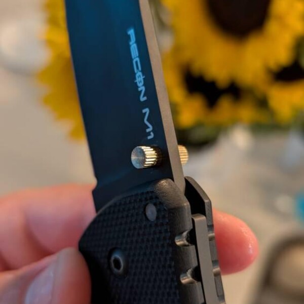 Titanium XTX Thumb Stud for Custom Knife Bulid / Blade Stock Size From ...