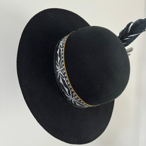 Custom Mens Rock N Roll Fedora Distressed, Southern Rocker Men Hat ...