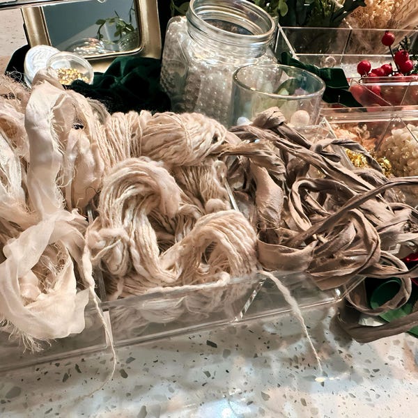 Novelty Yarn Undyed 100% Organic Cotton Slub Yarn Thread Thick 'n Thin ...