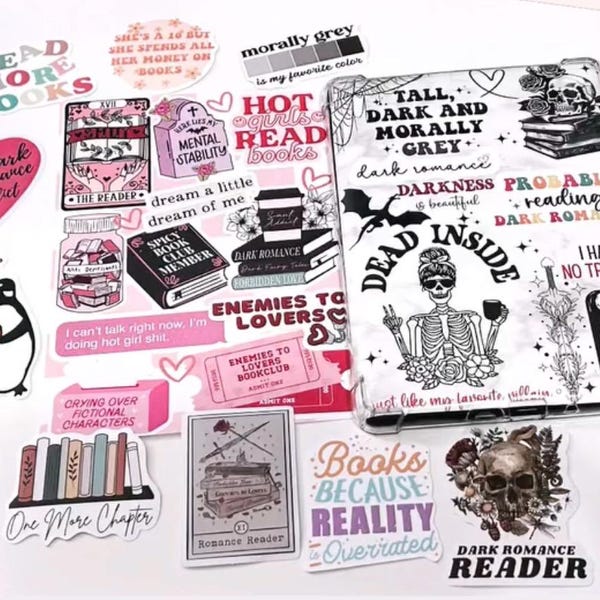 Kindle Insert for Clear Case, Smut Book Theme, Kindle Skin, Bookish ...