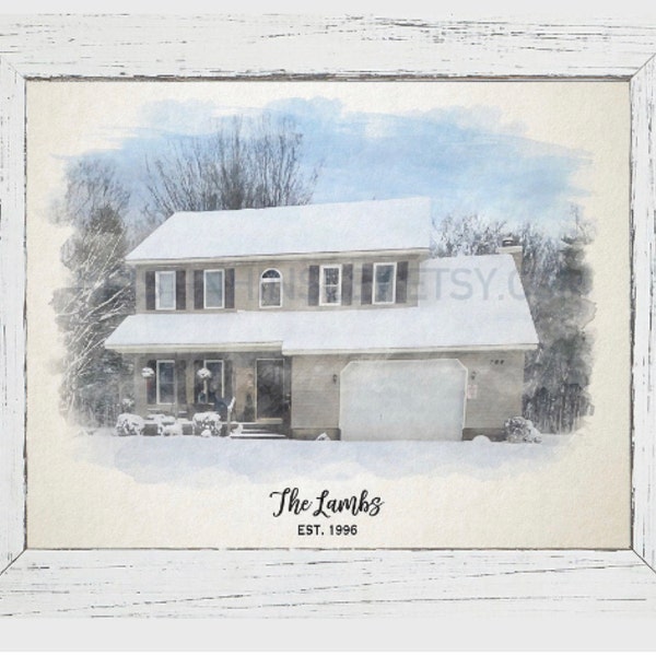 Add a Frame - Frame Add-on - Photo Frame Personalized Housewarming Gift ...