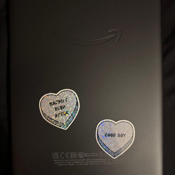 Glitter/matte Candy Heart Romance Tropes and Tags Sticker - Etsy