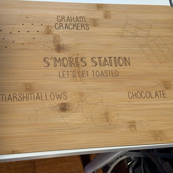 Smores Board Svg, Smores Station Svg, Smore Charcuterie Board, Smore ...