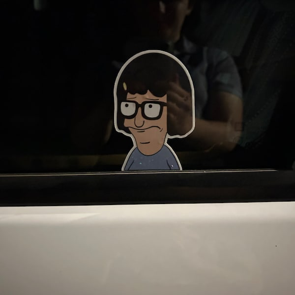Everything is Fine Face Tina Belcher, Bob's Burgers Sticker, Bob's ...