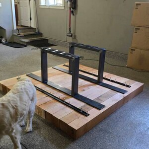 Angle Cube Metal Table Base - Etsy