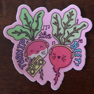Beet Sticker Party Stickers Food Puns Foodie Gift Farmer | Etsy