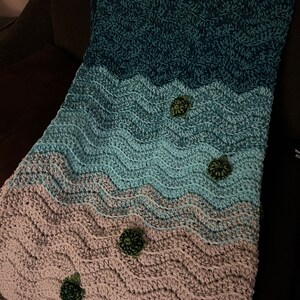 Sea Turtle Blanket Pattern Sea Turtle Afghan Turtle - Etsy
