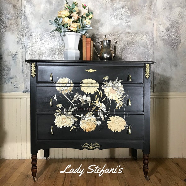 Vintage Rustic Rub on Transfer - Redesign With Prima - Furniture ...