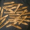Plant Labels SOLID WOOD - Etsy