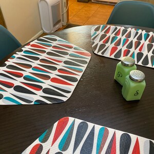 Wood lines Doodle Scribble Placemats For Round Tables Tactile | Etsy