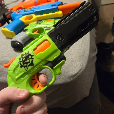 SSWI Modded Nerf Doublestrike BIG BOY Tactical Barrel Double Strike ...