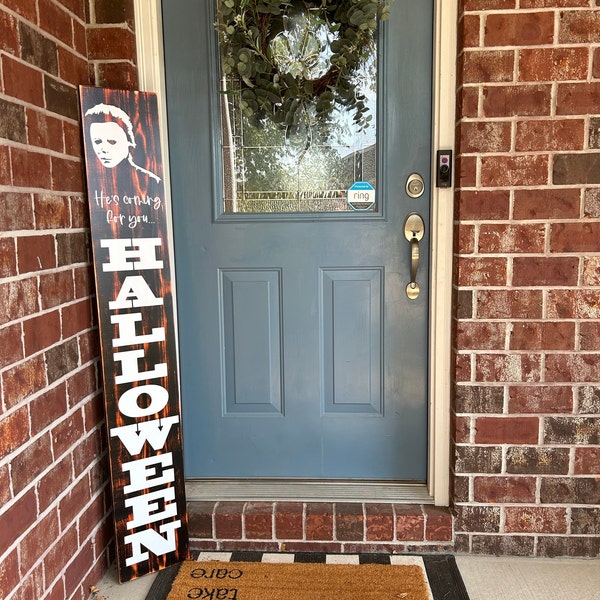 Michael Myers Halloween Welcome Sign | the Boogeyman, the Night He Came ...