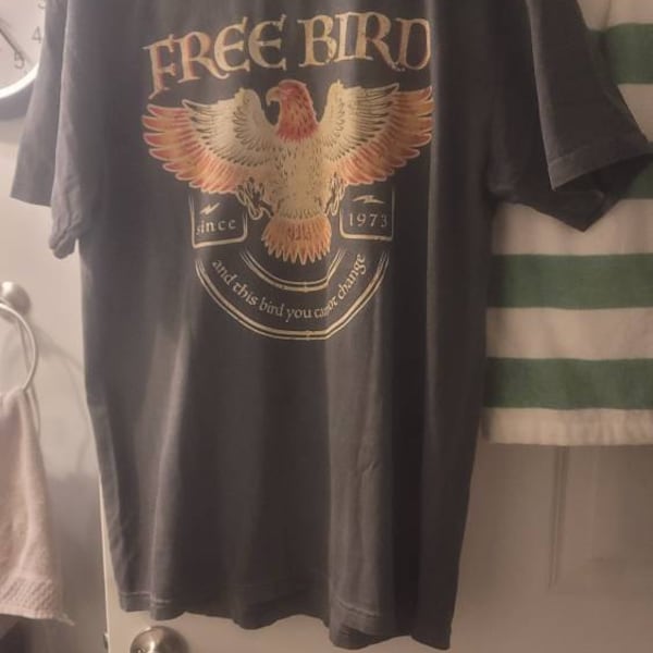 Free Bird Shirt, Comfort Colors Band Tshirt, Old School Band T-shirt ...