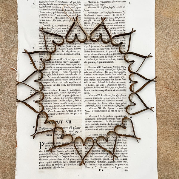 Old Metal Rusty Heart Pair Made to Order - Etsy
