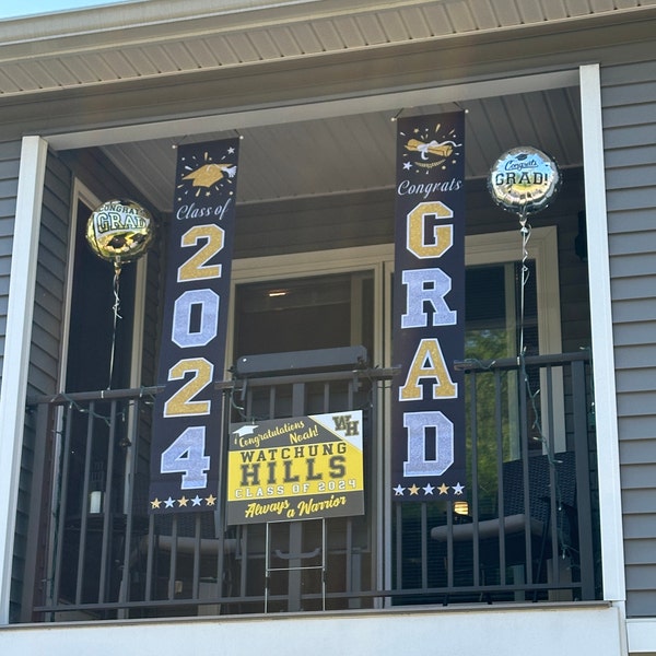 Elementary Graduation Yard Sign 18x24" Size Elementary Graduate Middle ...