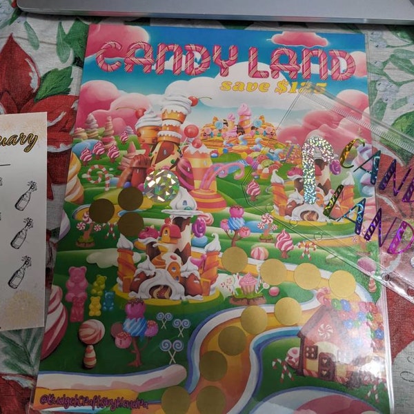 Mystery Scratch off Savings Challenge Values Range From 5-30 Insert ...