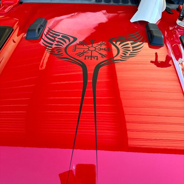 Valkyrie Wings Norse Viking Symbol Vinyl Decal Car Truck Jeep Wrangler ...