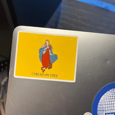 Ecce Agnus Dei Sticker Behold the Lamb of God José Campeche Latin ...