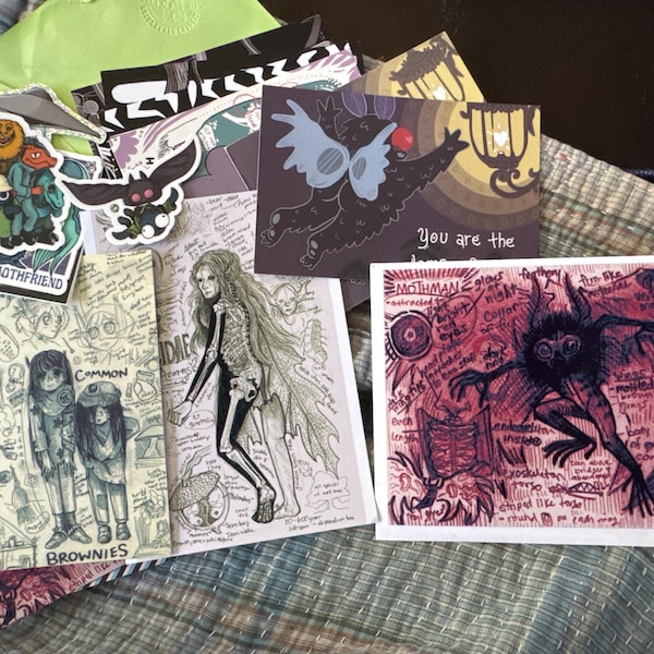 Cryptid Field Art Sketchbook & Collection Volume 1 Flipbook | West Virginia, Appalachia, and ...