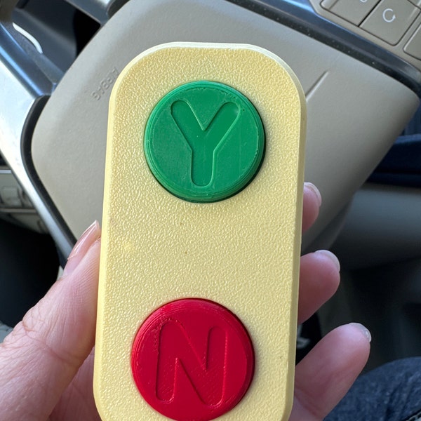 Bluey Inspired Yes No Button (for Real Life) - Etsy