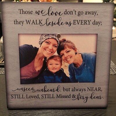Bereavement Frame, Loss of Loved One, Grief and Mourning, Sympathy Gift ...