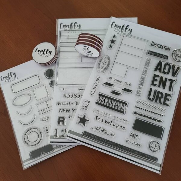 Crafty by Toni Identity Card A6 Stamp Set CBT0007 - Etsy