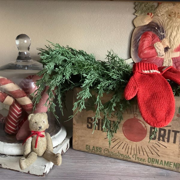 Shiny Brite Crate, Vintage Inspired Shiny Brite Crate, Christmas Gift ...