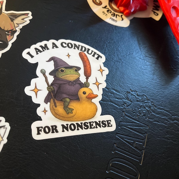 Dilly Dallying Goose Sticker, Sorry I'm Late I Was Dilly Dallying ...