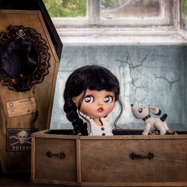 Blythe Snow White Doll Custom Blythe Doll Blythe Doll OOAK Blythe Doll ...