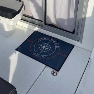 Personalized Boat Mat, Boat Rug, Boat Accessories, Boat Gift Ideas ...