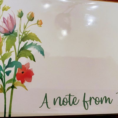 Watercolor Flowers Note Card Set Set of Blank Notecards, Wildflower ...