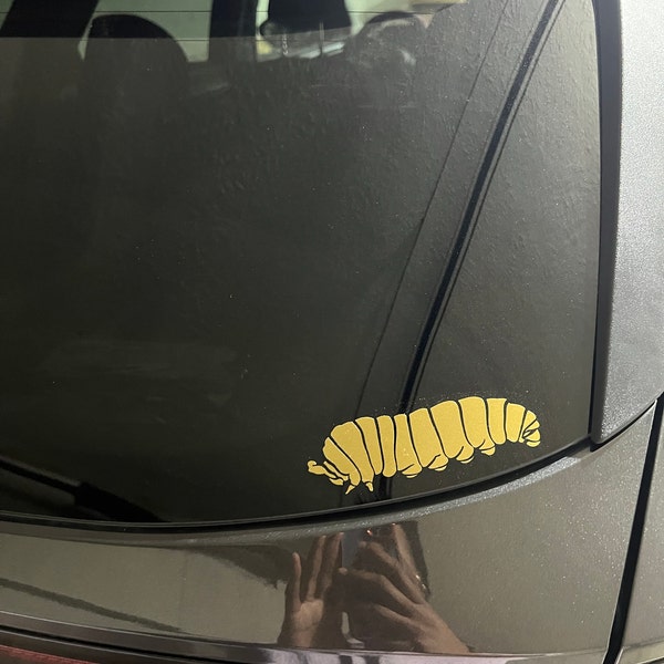 Caterpillar Decal Insect Vinyl Decal for Bumper Sticker, Laptop, Cars ...