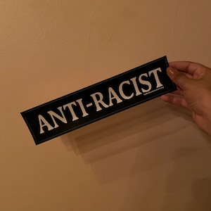 Anti-racist Bumper Sticker / Decal or Magnet, 9.25-by-2 Inches - Etsy