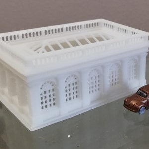 HO Scale Classic Pavilion Building 1:87 for Diorama Modeling - Etsy