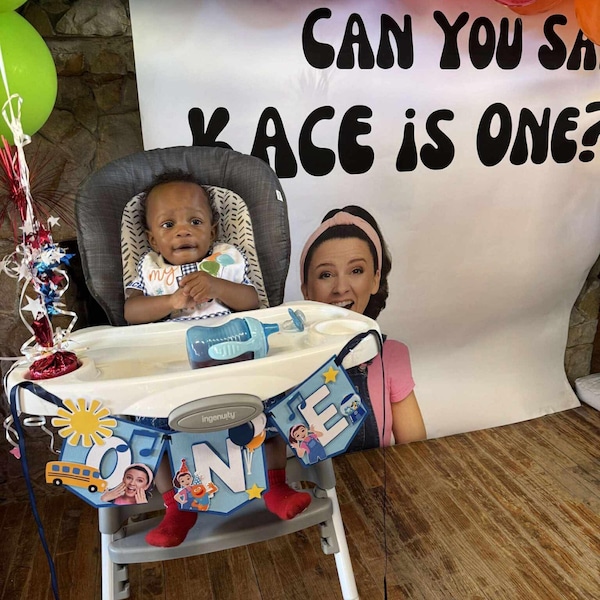 Miss Rachel High Chair Banner, Ms Rachel Birthday Decorations, Ms ...