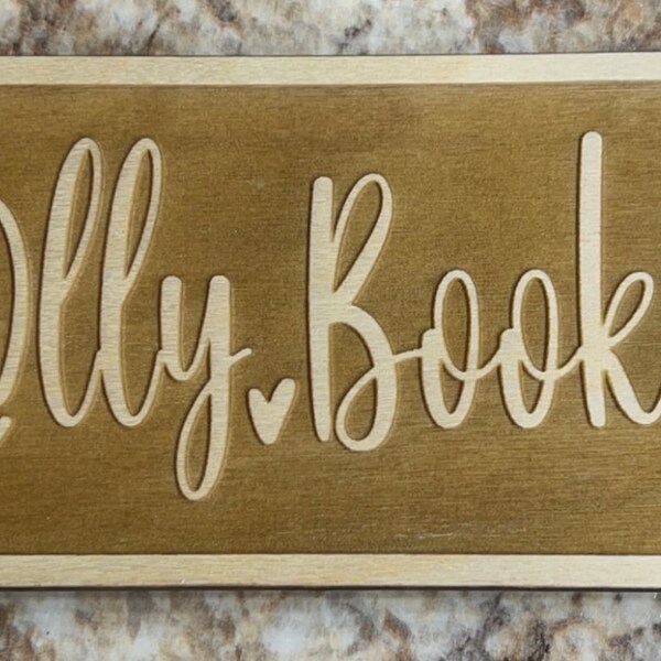 Library Street Sign Bookshelf Sign Personalized Laser Engraved Bookish ...
